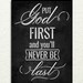Put God First Stencil by Studior12 DIY Farmhouse Faith Home Decor Craft ...