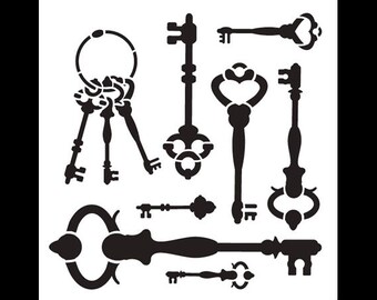 Key Stencil | Etsy