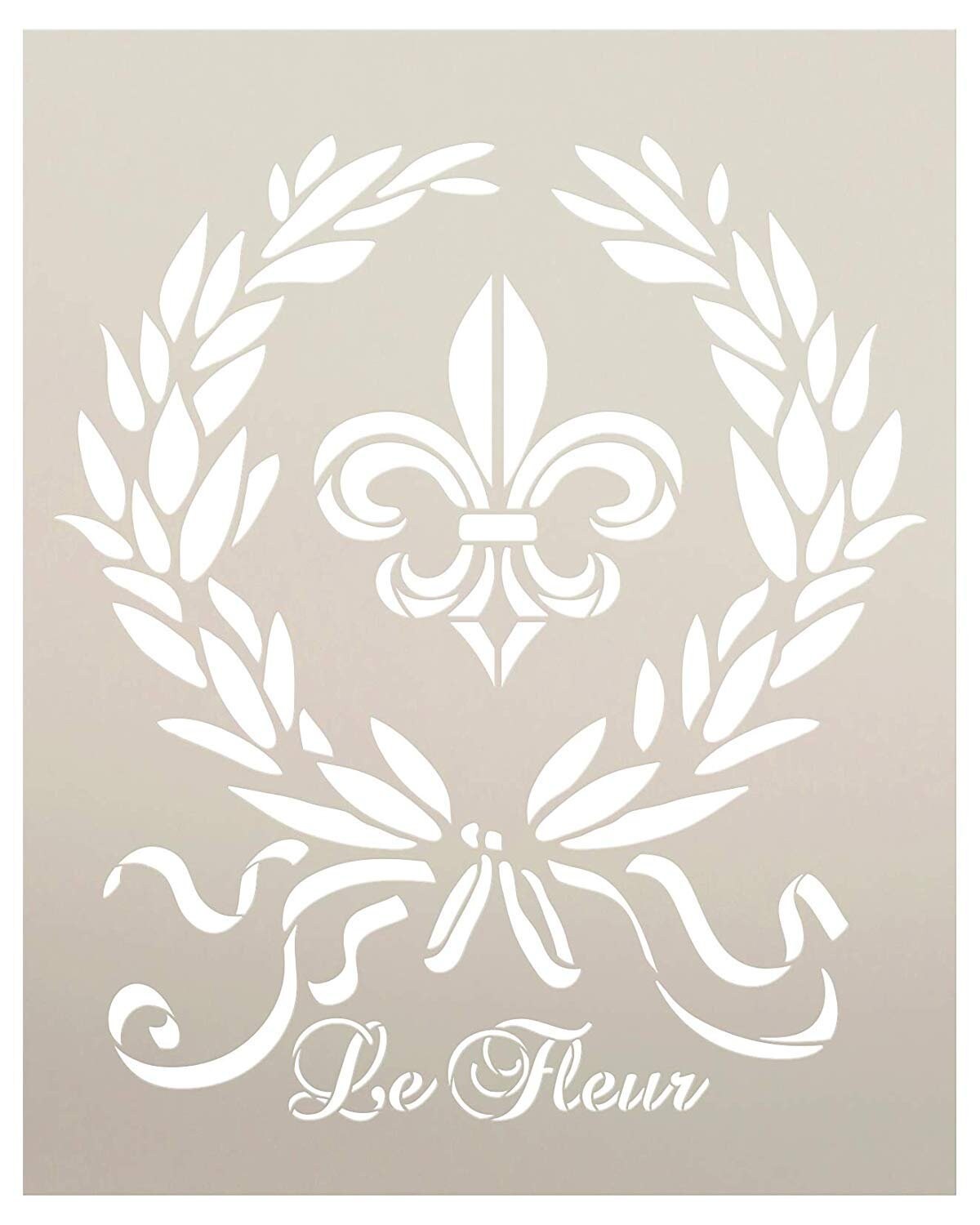 French Le Fleur De Lis Stencil by Studior12 DIY Old Ephemera - Etsy