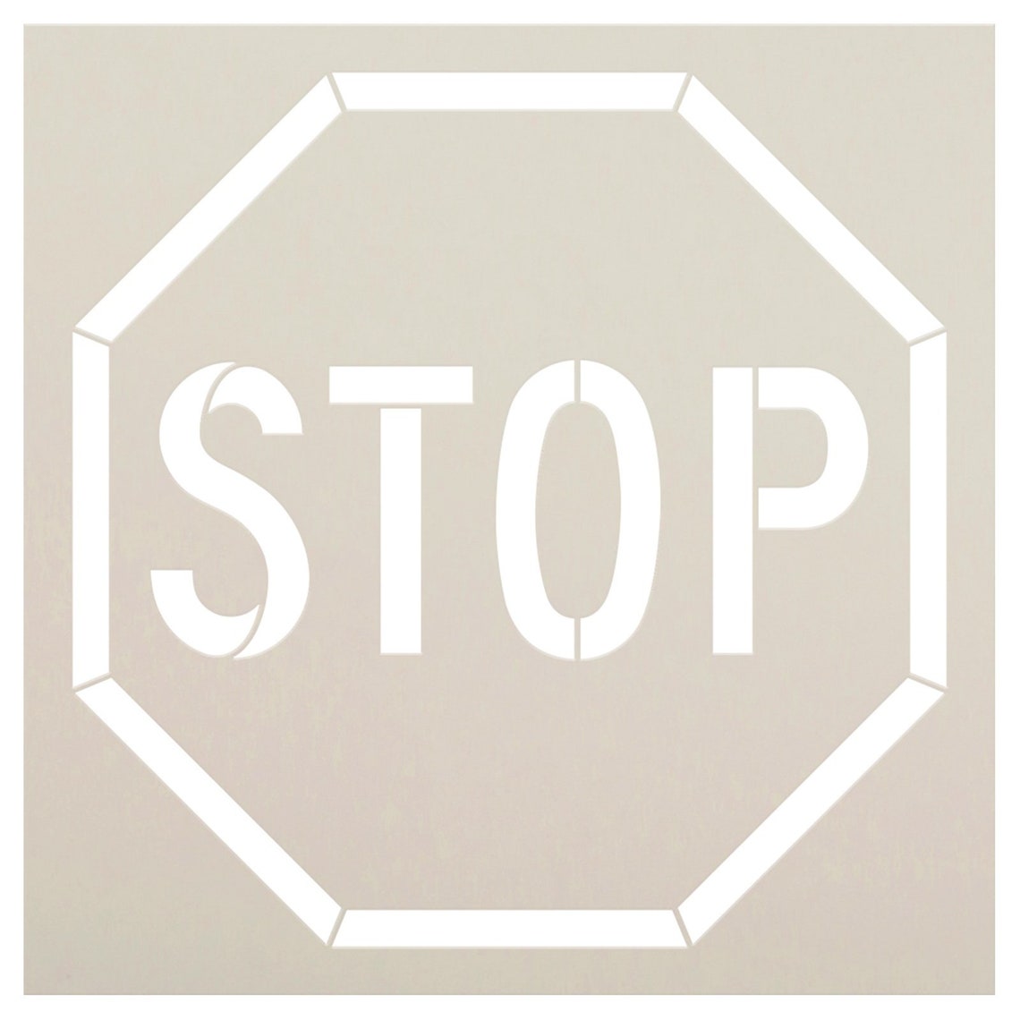 Stop Sign Stencil by Studior12 Select Size USA Made - Etsy