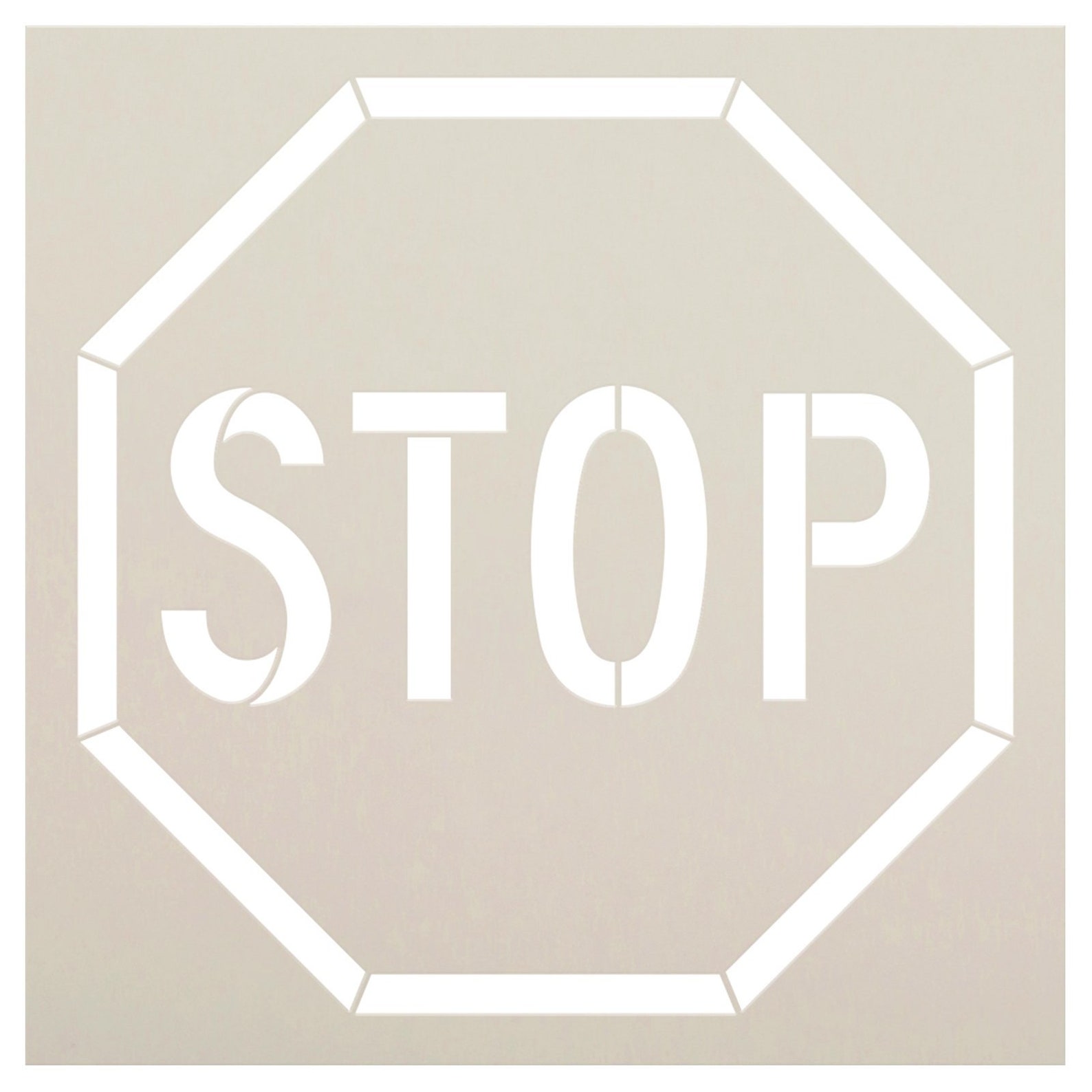 Stop Sign Stencil by Studior12 Select Size USA Made - Etsy