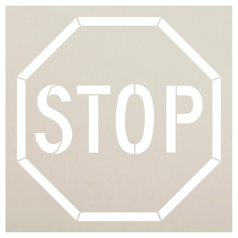 Stop Sign Stencil by Studior12 Select Size USA Made - Etsy