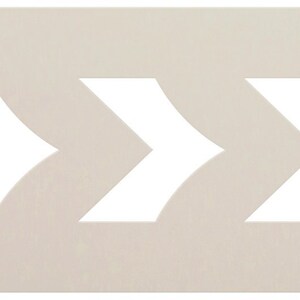 Curved Chevron Pattern Stencil by Studior12 DIY Greek Arrow Border Home ...