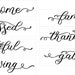 Farmhouse Cursive Script Word Stencil Set by Studior12 DIY Family Home ...