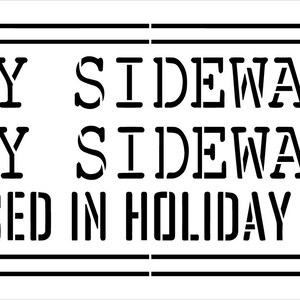 City Sidewalks Busy Sidewalks Stencil by Studior12 Craft DIY - Etsy