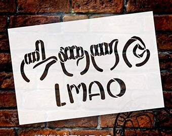 ASL Alphabet W 783-A227 Stencil - Etsy