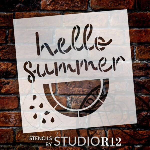 Summer Stencil - Etsy