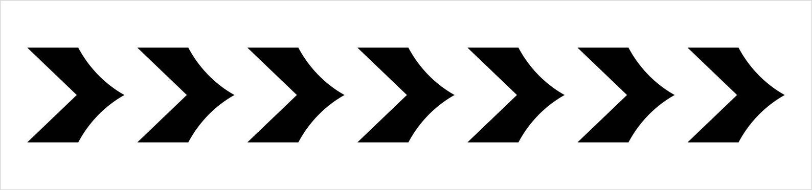 Curved Chevron Pattern Stencil by Studior12 DIY Greek Arrow - Etsy