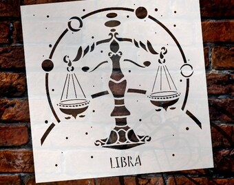 Libra Constellation 783-A152 Stencil - Etsy