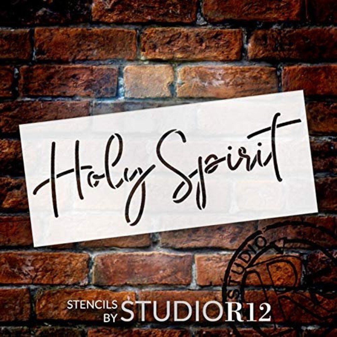 Holy Spirit Stencil by Studior12 You Are Welcome DIY - Etsy