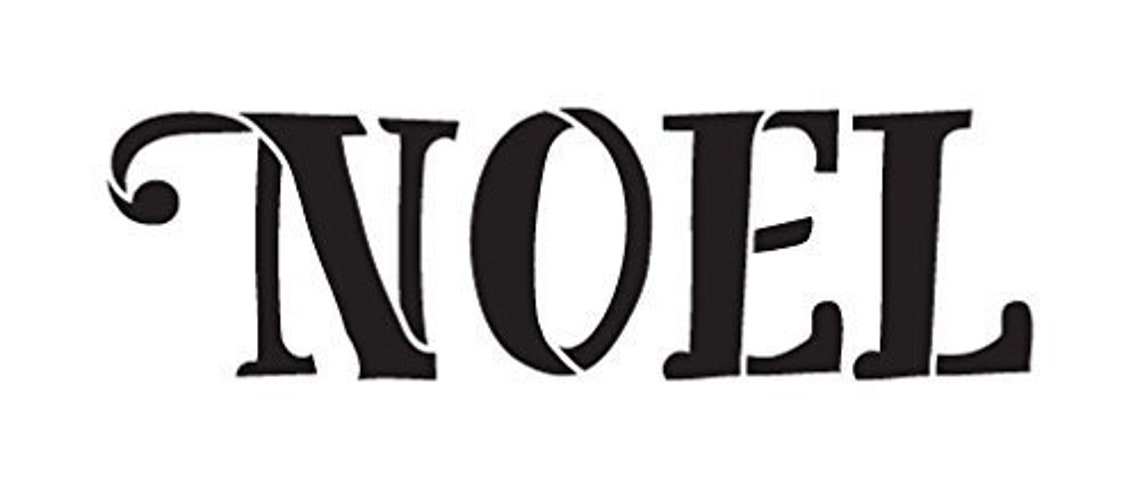 Noel Stencil by Studior12 Reusable Mylar Template Use for - Etsy