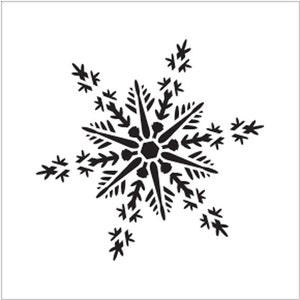 Dazzling Snowflake Stencil by Studior12 Christmas, Holiday, Santa ...