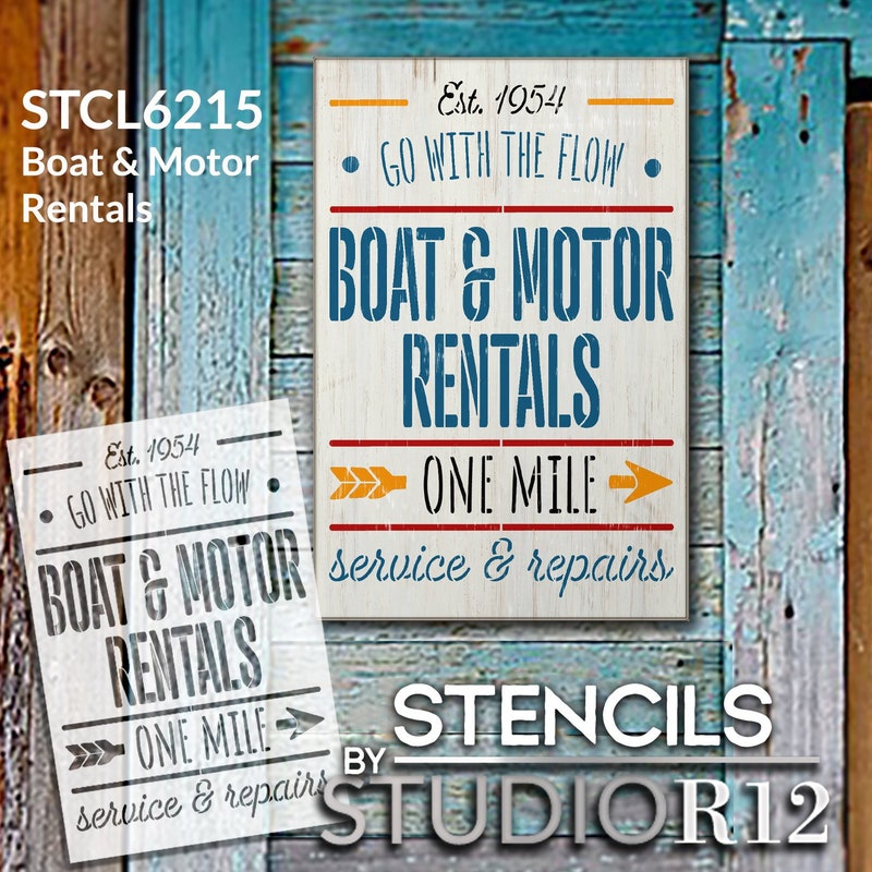 Boat Rental Sign - Etsy