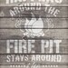 Fire Pit Word Art Stencil Select Size STCL1891 by - Etsy