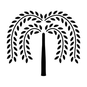 Primitive Willow Tree Art Stencil Select Size STCL1210 by Studior12 - Etsy