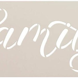 Family Stencil by Studior12 DIY Thankful Grateful Quote Farmhouse Home ...