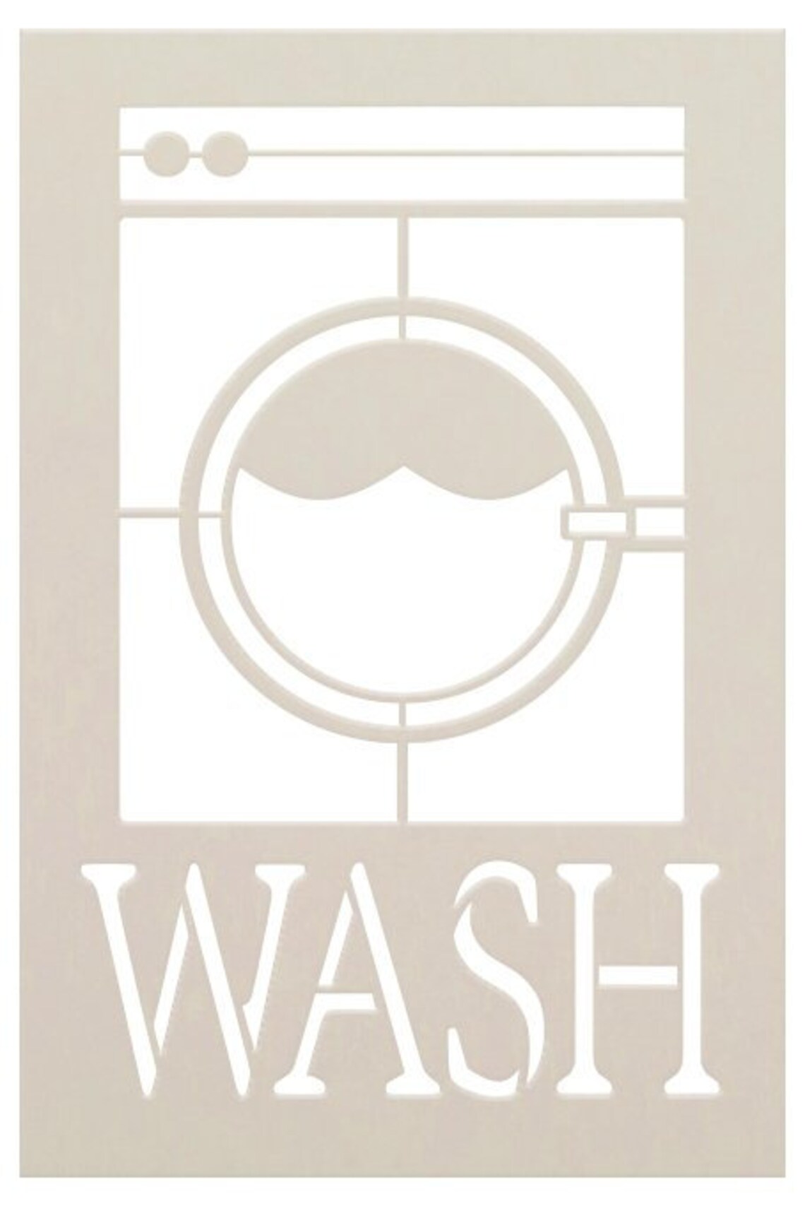 Wash Laundry Room Stencil by Studior12 DIY Cleaning Chore - Etsy
