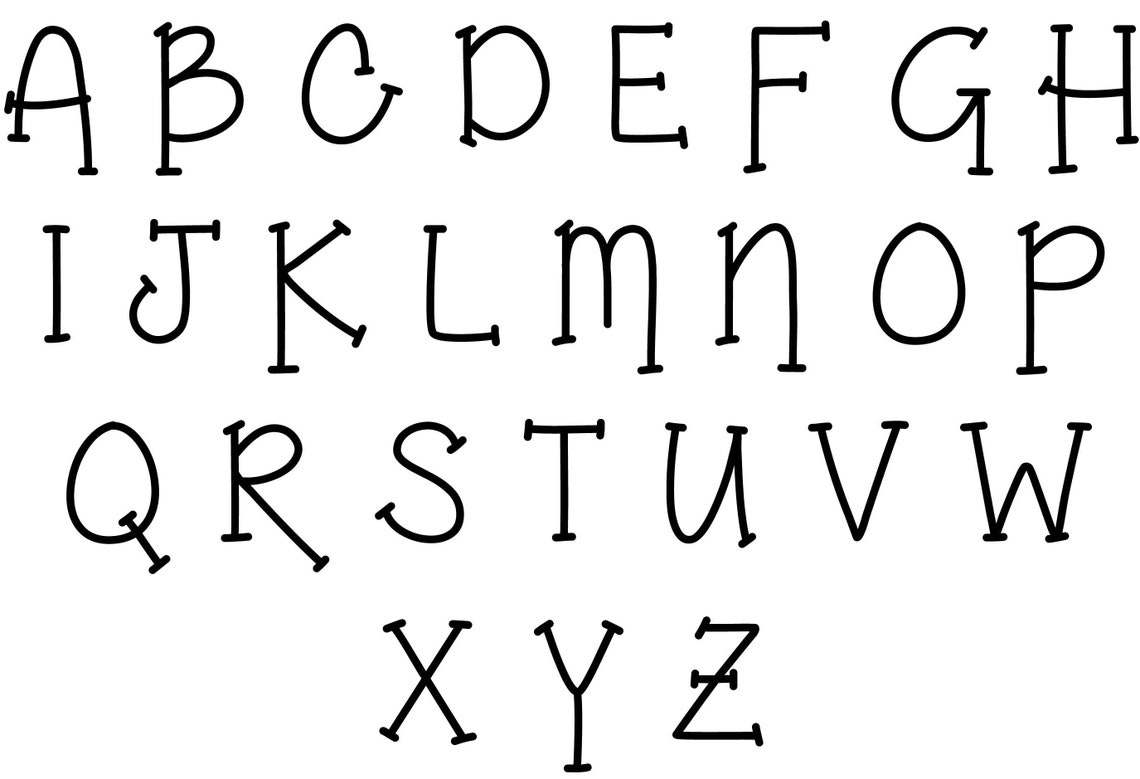 Simple Monogram Stencil with Wreath by StudioR12 Letter | Etsy