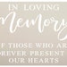 In Loving Memory Stencil by Studior12 Craft DIY Wedding Decor Paint ...