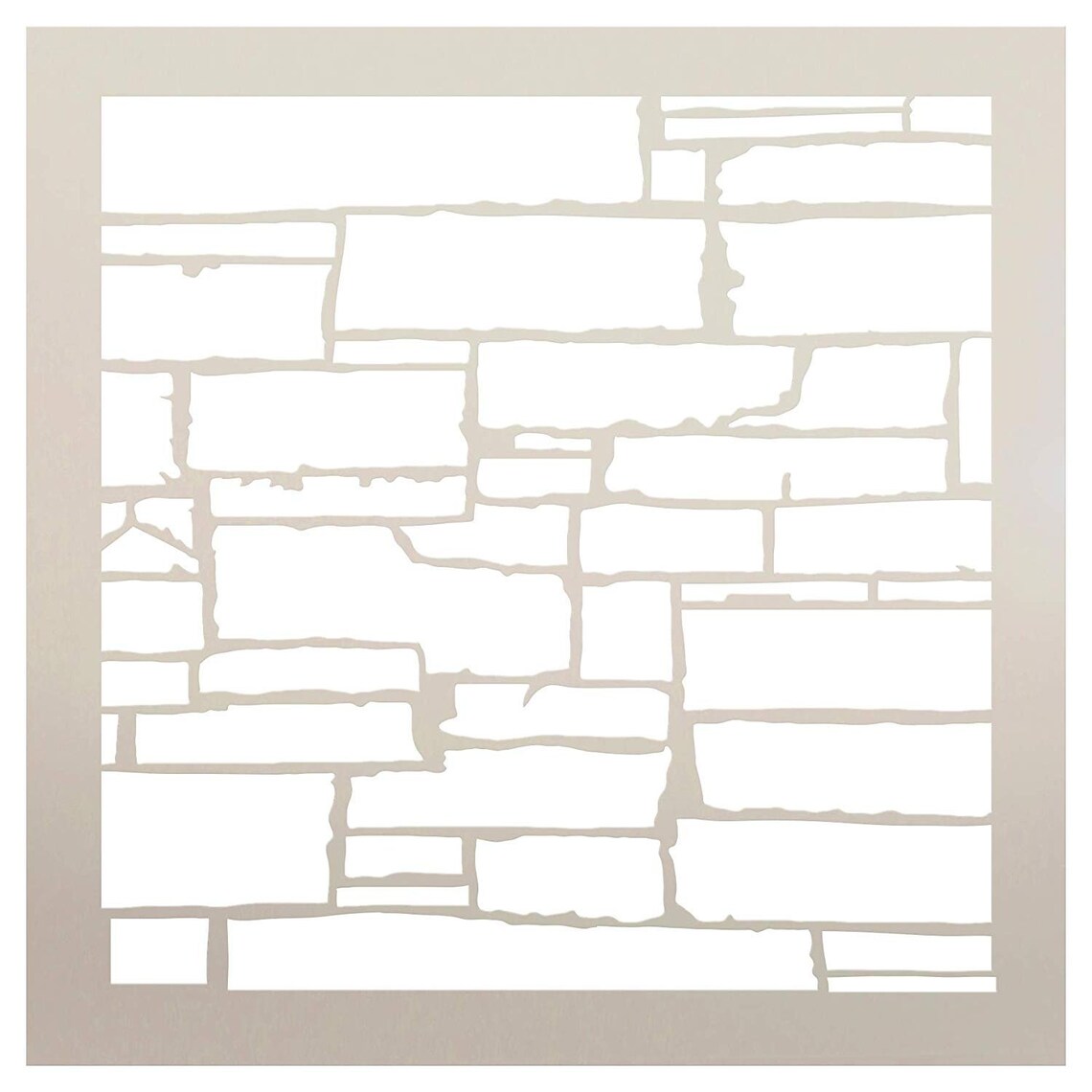 Fun With Shapes Stacked Stone Stencil Studior12 Wood Sign - Etsy