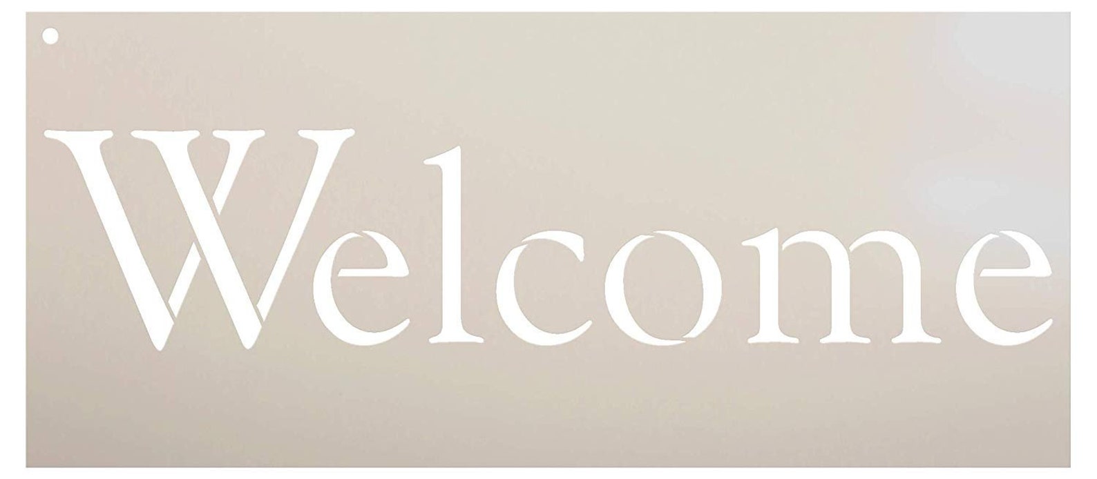 Welcome Sign Stencil by Studior12 Reusable Mylar Template | Etsy