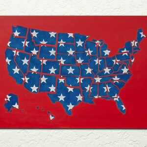United States Map Stencil by Studior12 Craft DIY Home Decor Paint ...