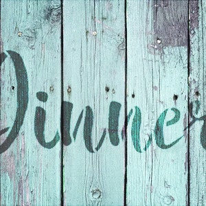 Wedding Sign Stencil Dinner Rustic Script Select Size STCL1618 by ...