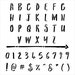 Hand-drawn Marker Lettering Stencils by Studior12 Reusable Full ...