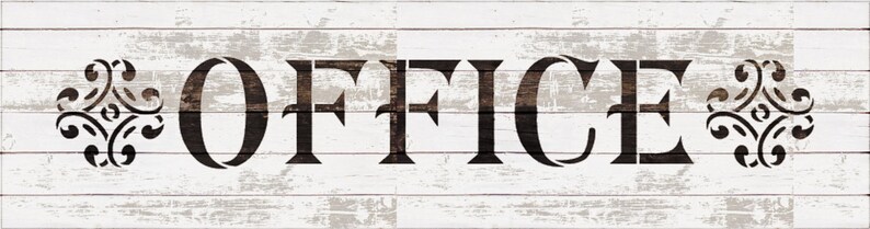 Office Classic Word Art Stencil Select Size STCL1842 - Etsy