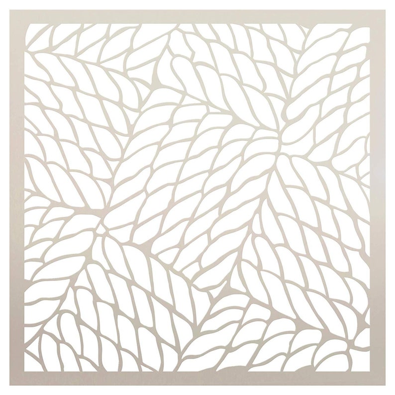 Multimedia Twisted Thread Rope Checked Stencil Studior12 - Etsy