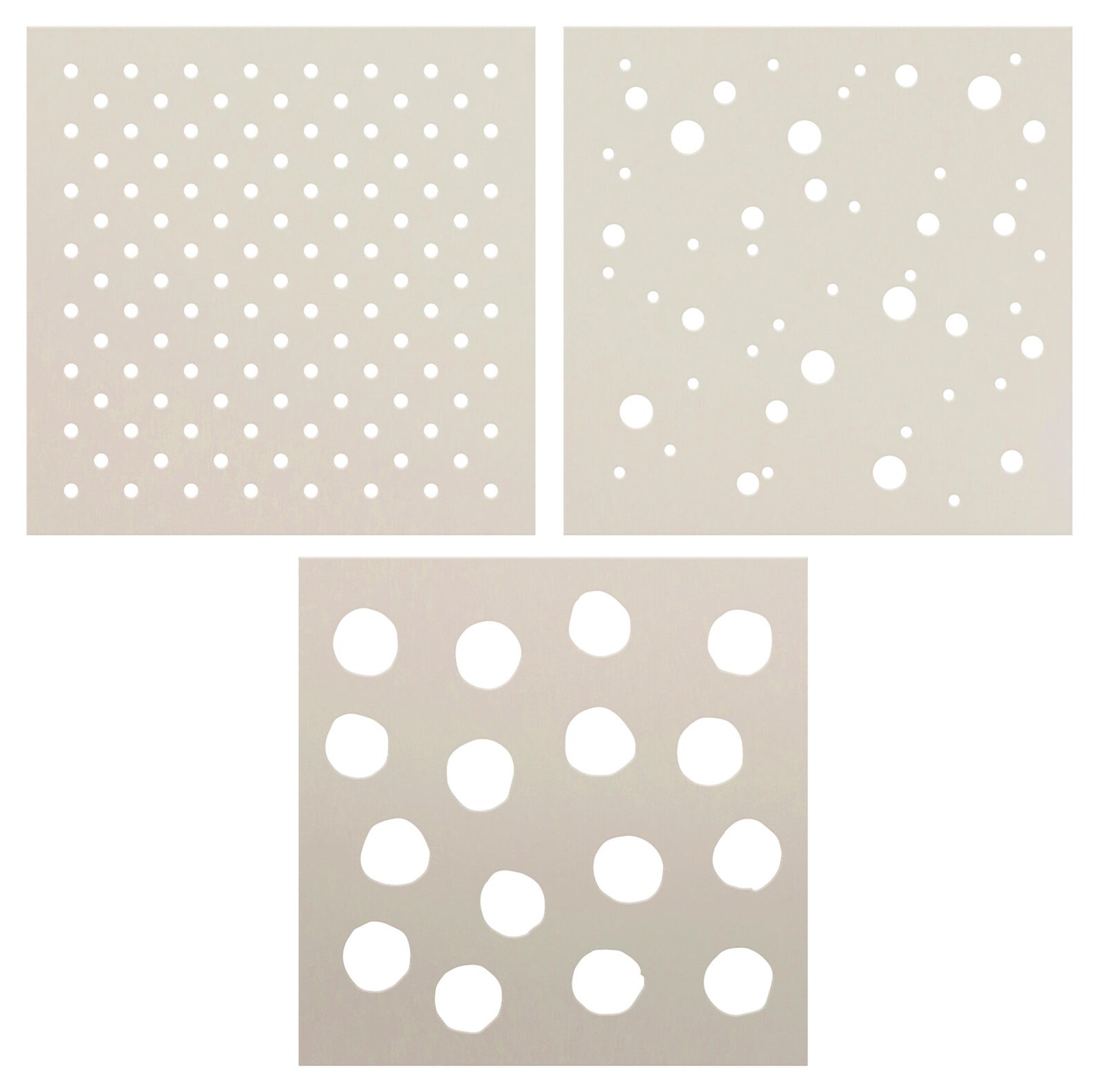 Polka Dot Stencil Set by Studior12 USA MADE Simple Dot - Etsy