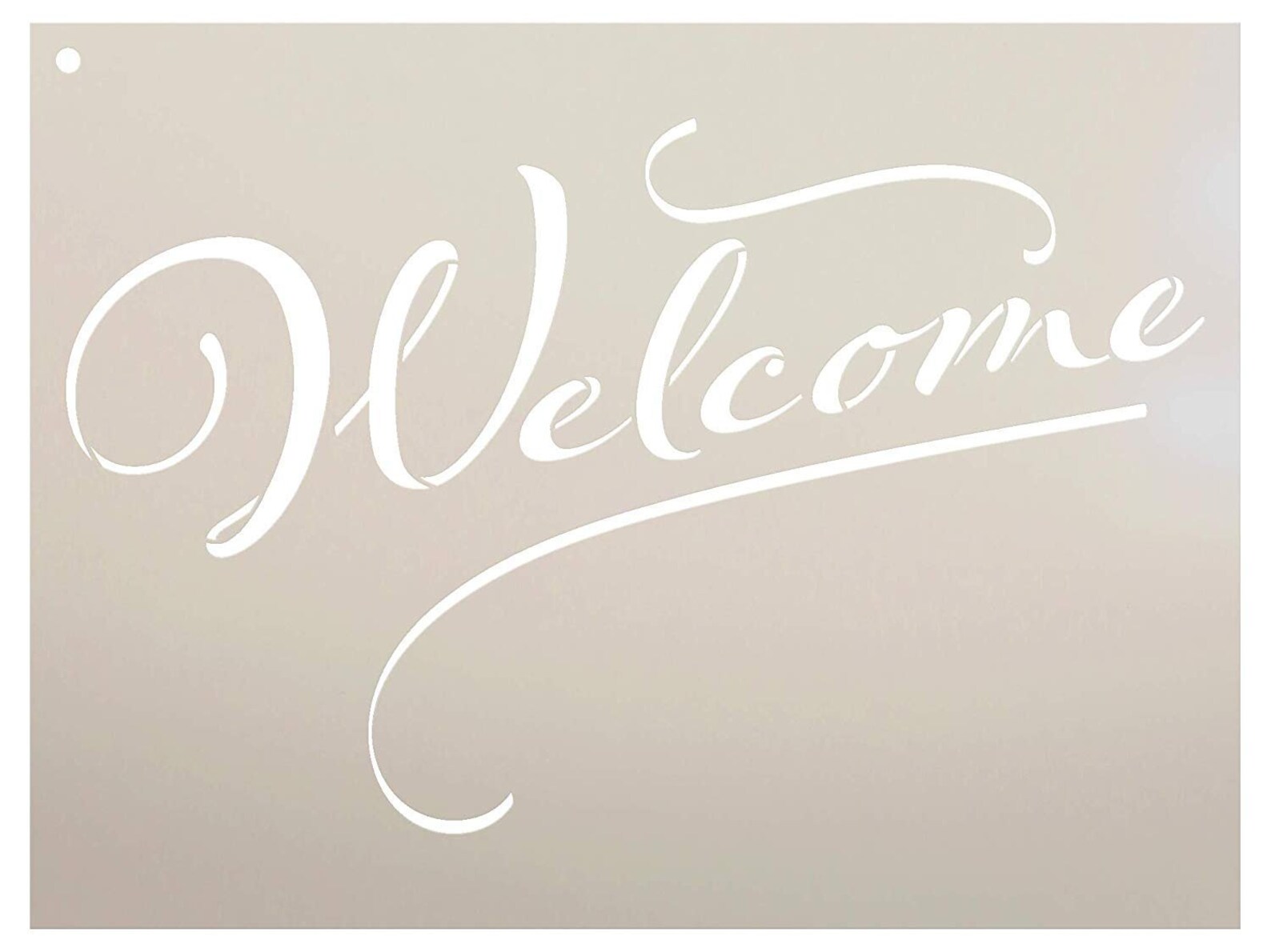 Welcome Sign Stencil by Studior12 Reusable Mylar Template - Etsy
