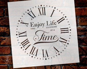 Clock stencil | Etsy