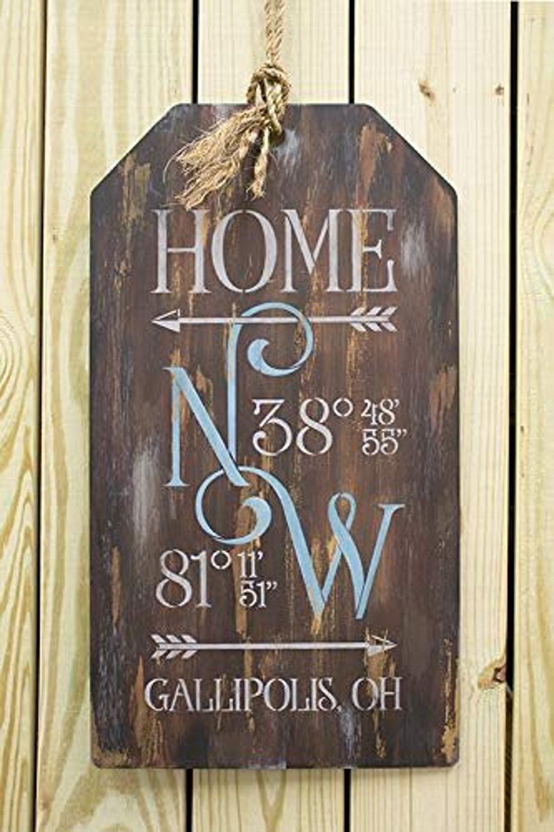 DIY Home Coordinates Stencil Set by Studior12 Stencil Kit - Etsy