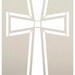 Outlined Angled Cross Stencil by Studior12 Christian Symbol - Etsy