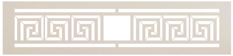 Meander Square Spiral Pattern Stencil by Studior12 DIY Greek | Etsy