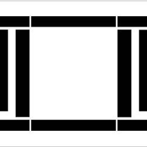 Greek Key Line Pattern Stencil by Studior12 DIY Seamless Border Home ...