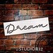 Dream Cursive Script Stencil by Studior12 DIY Inspirational - Etsy