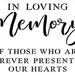 In Loving Memory Stencil by Studior12 Craft DIY Wedding Decor Paint ...