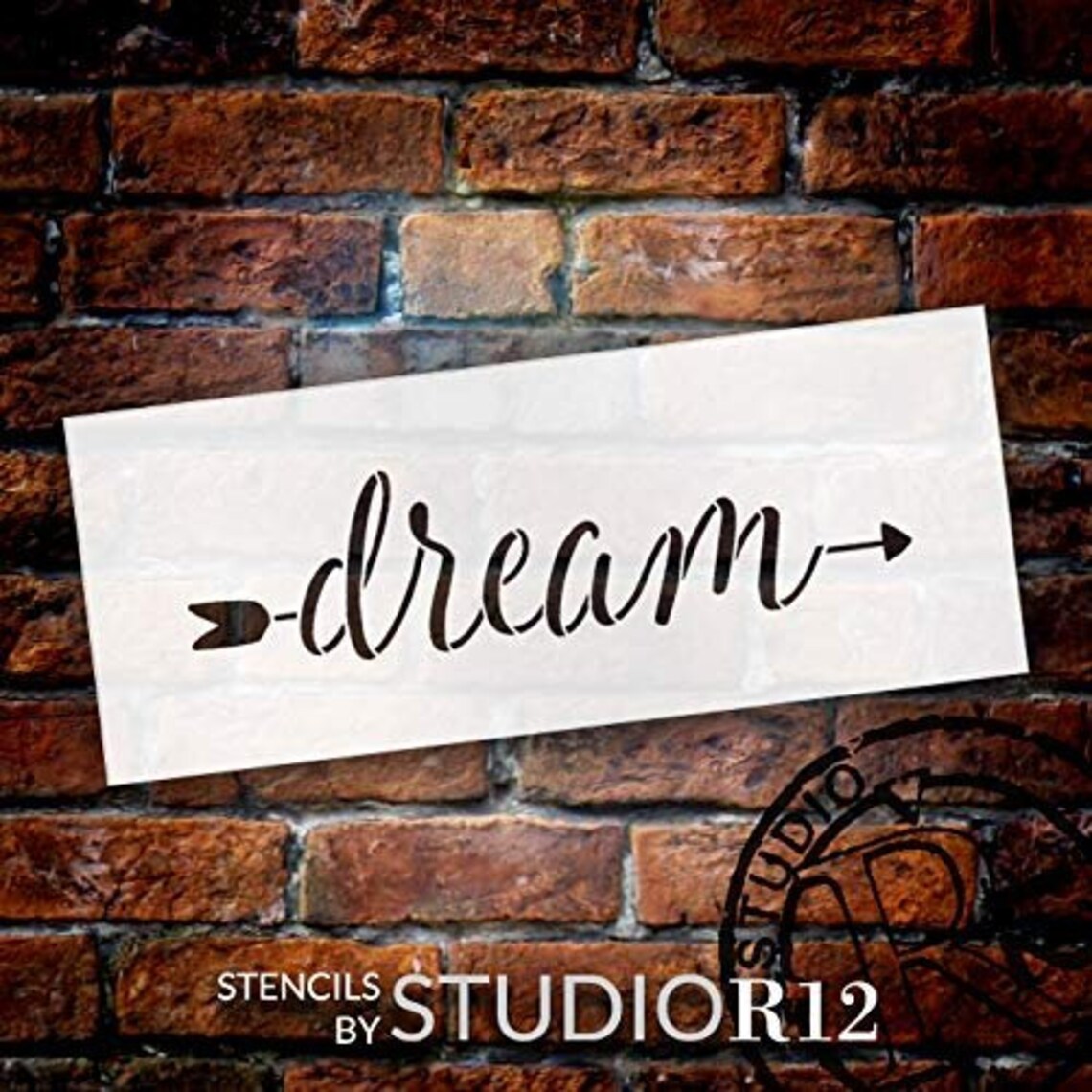 Arrow Dream Stencil by Studior12 Reusable Mylar Template | Etsy