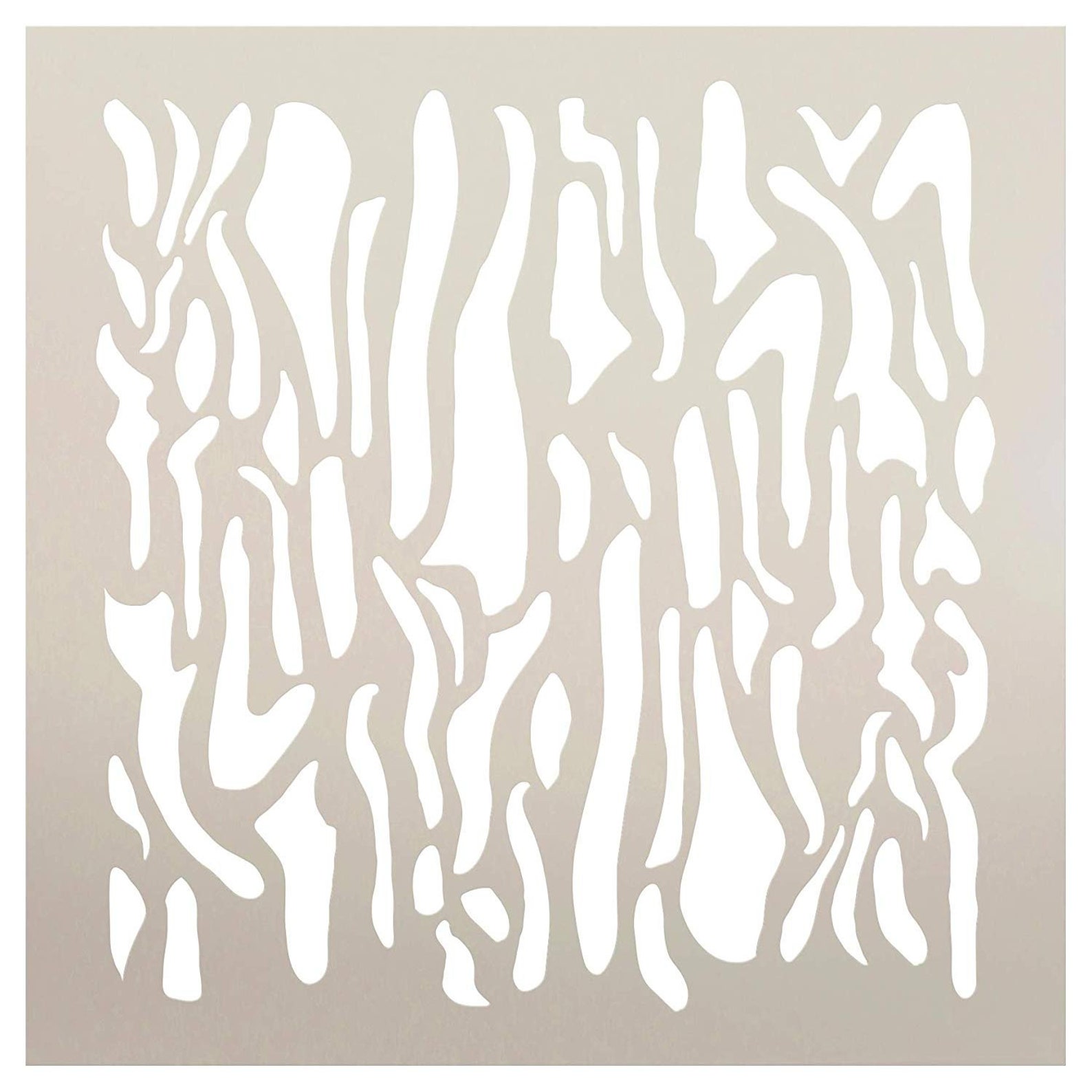 Fun With Shapes Wood Grain Waterfall Stencil by Studior12 - Etsy