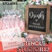 Drinks Please Help Yourself Stencil by Studior12 Craft DIY - Etsy