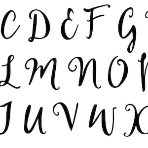 Cursive Monogram Stencil With Leaf and Berries by Studior12 DIY ...