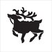 Christmas Shapes Stencil Rudolph Select Size STCL1576 - Etsy