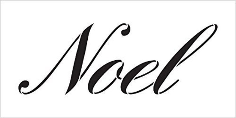 Noel Stencil by Studior12 Reusable Mylar Template Use for - Etsy