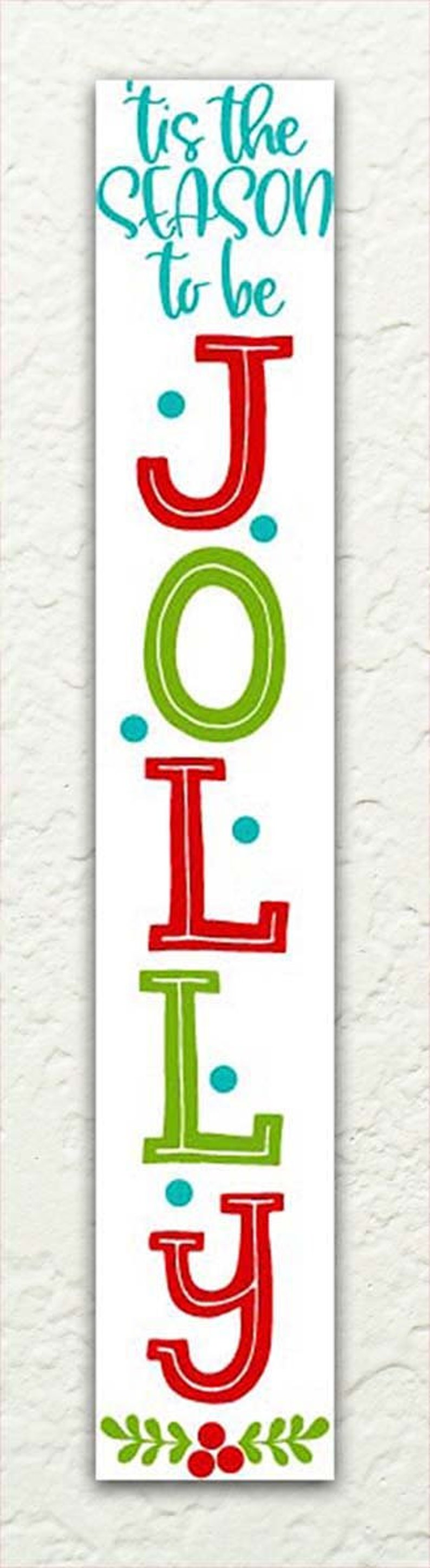 Be Jolly 3-part Stencil by Studior12 DIY Christmas Home - Etsy