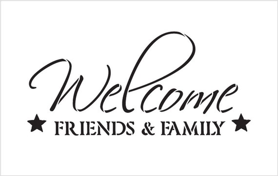 Friends And Family Word Art