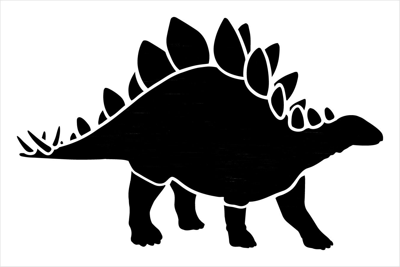 Stegosaurus Stencil by StudioR12 DIY Nursery and Bedroom | Etsy