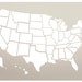 United States Map Stencil by Studior12 Craft DIY Home Decor Paint ...