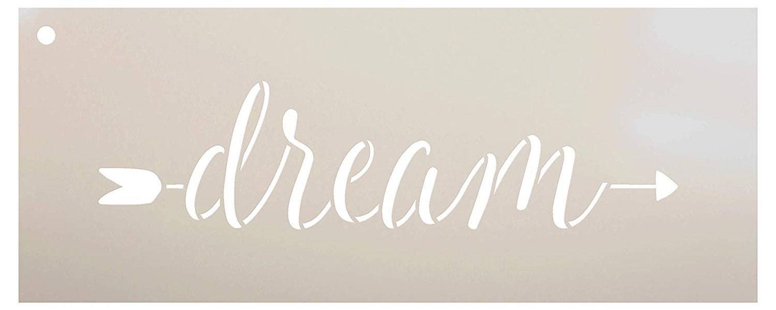 Arrow Dream Stencil by Studior12 Reusable Mylar Template | Etsy
